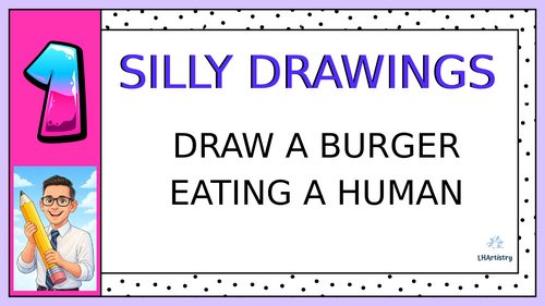 Silly Drawing Challenge – Fun & Quick Drawing Prompts for Classroom or ...