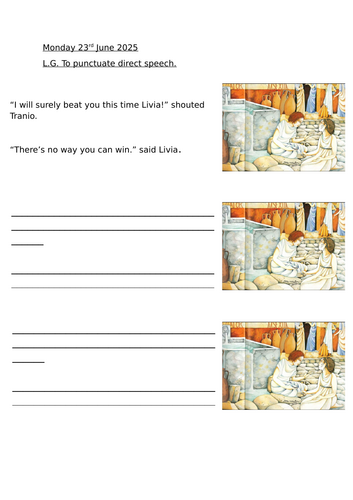 Year 3 Escape From Pompeii Week 2 Lessons 1-3 | Teaching Resources