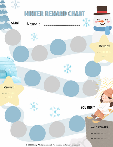 Seasonal Behavior Reward Charts with Reward Cards (Pre-K–K) | Teaching ...