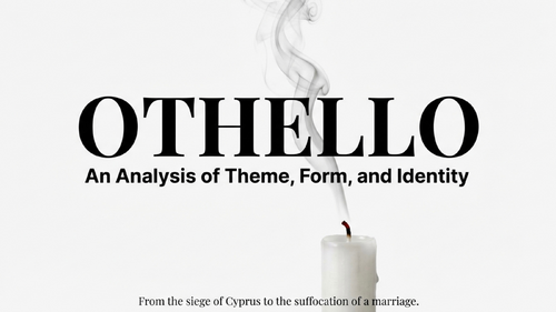 Othello Teaching Unit with Assessment and Resources | Teaching Resources