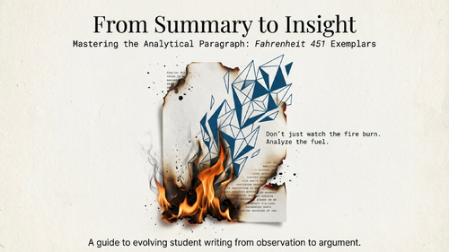Fahrenheit 451 Ray Bradbury Full Teaching Unit Scheme of Work ...