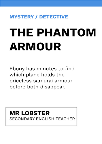 The Phantom Armour - Mystery and Detective | Teaching Resources