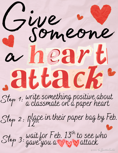 Give Someone a Heart Attack! A Valentine’s Day Kindness Classroom ...