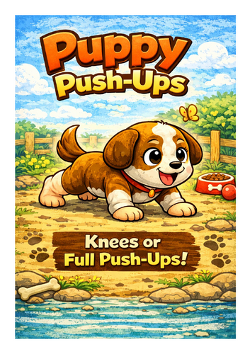 Animal Moves – Bodyweight Exercises for Children (Poster Set ...