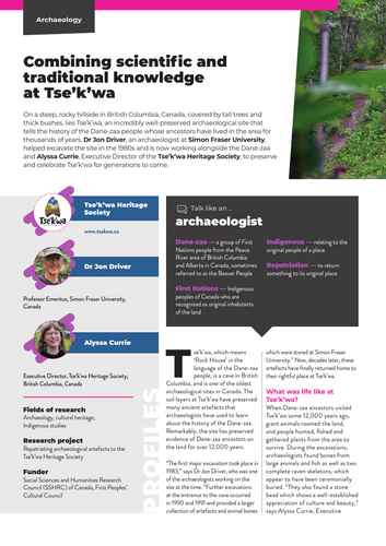 KS4 & KS5 Geography and History: Combining scientific and traditional ...
