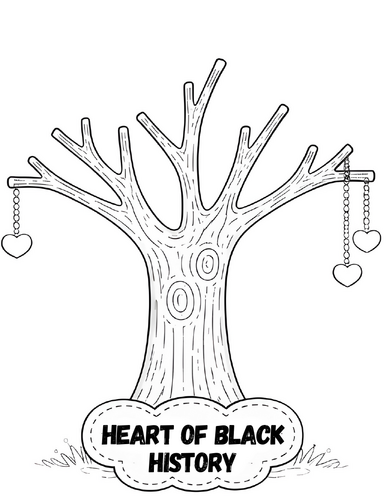 Heart of Black History Assembly & Display Pack | Valentine’s Day Love ...