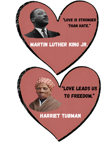 Heart of Black History Assembly & Display Pack | Valentine’s Day Love ...