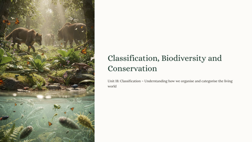 A Level Biology - Classification | Teaching Resources