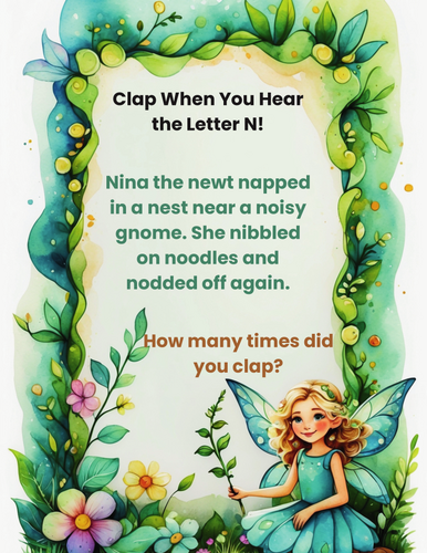 Fairy Forest Alphabet Letter Recognition Worksheets Standard Version ...