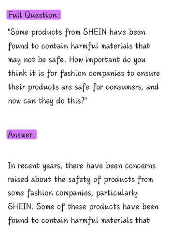SHEIN and Harmful Materials: An In-Depth Analysis of Safety in the ...