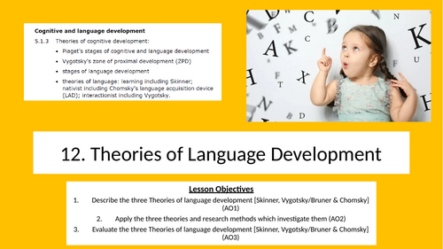 12. Theories of Language development | Teaching Resources