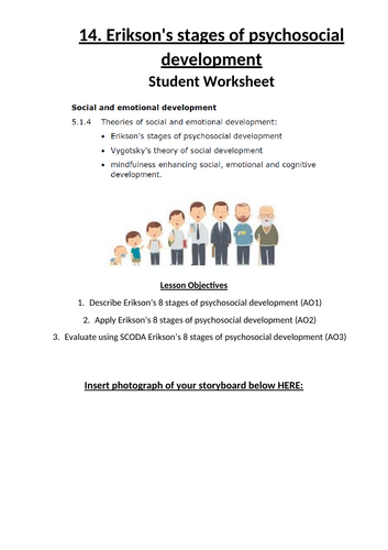 14. Erikson's stages of psychosocial development | Teaching Resources
