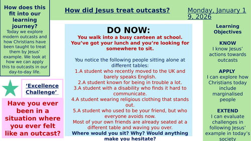Jesus' Teachings in the Modern World - KS3 Unit | Teaching Resources