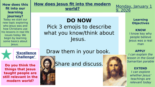 Jesus' Teachings in the Modern World - KS3 Unit | Teaching Resources