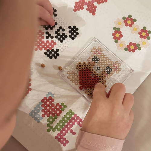 30 Valentine’s Day Pearl Bead Patterns - Printable Templates | Teaching ...