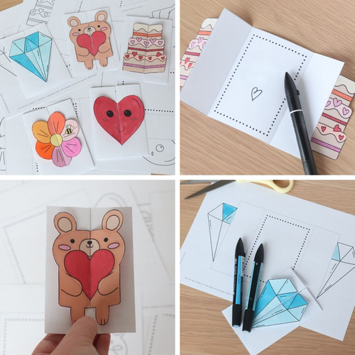Valentine’s Cards - Printable Craft for Kids | Teaching Resources