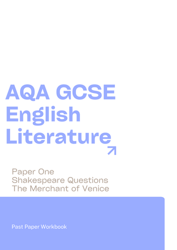 AQA GCSE English Literature Paper One All The Merchant of Venice Past ...