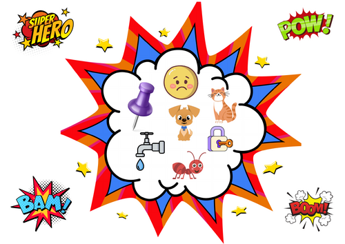 I Spy Superhero CVC Words – Phonics Activity with Recording Sheet ...