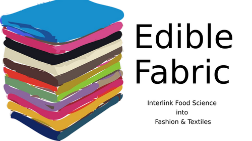 Editable Fabric Lesson (Fashion & Textiles Technology) | Teaching Resources