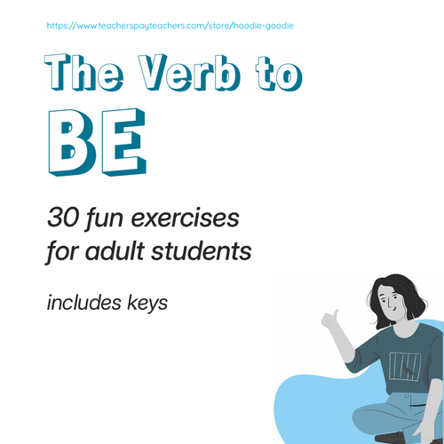 Verb to Be for Adult ESL Beginners | 30 Grammar Exercises | Teaching ...