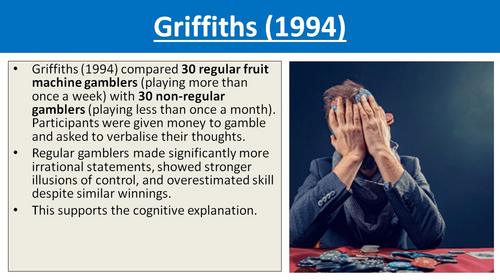 Gambling addiction: Cognitive theory | First teach in 2025 - AQA A ...