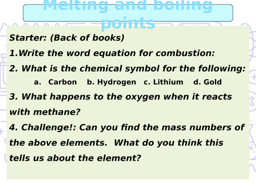 Investigating States of Matter KS3 Powerpoint | Teaching Resources