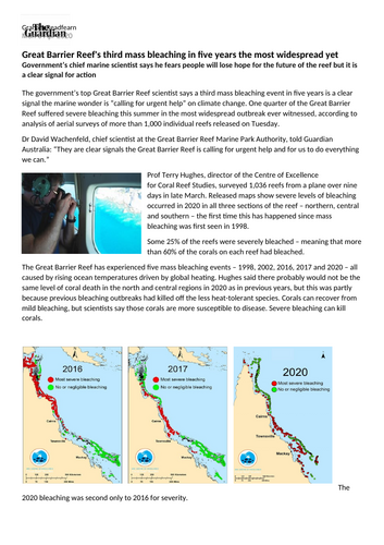 Climate Change and the Oceans (KS3 Geography Lesson 5) | Teaching Resources
