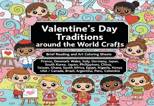 Valentine's Day Crafts | Valentine Global Traditions Brief Reading 20 ...
