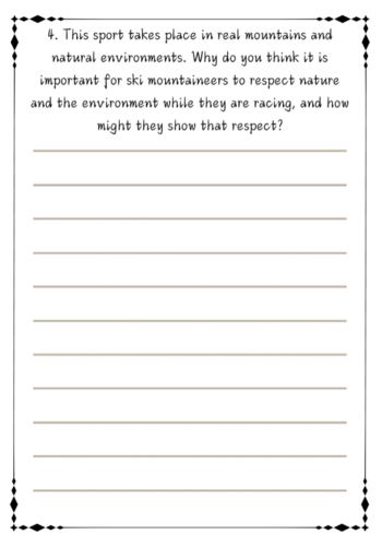 Ski Mountaineering for Kids, Winter Olympics 2026, Nonfiction Text ...