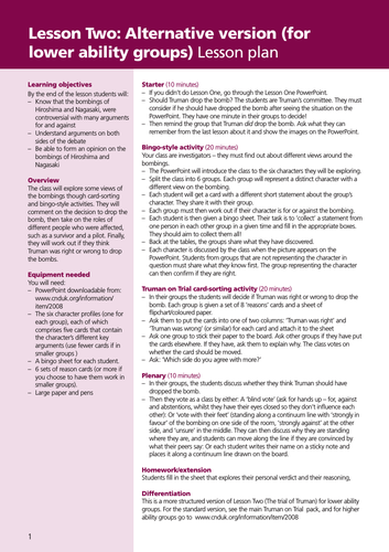 Truman on Trial: Investigating the bombing of Hiroshima and Nagasaki ...