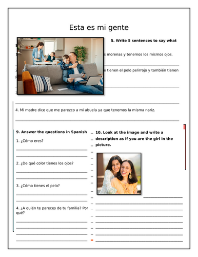 New GCSE - Esta es mi gente Complete Unit Pack | Teaching Resources