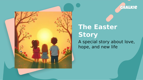 EYFS/ Yr 1 The Easter Story powerpoint and activity sheet | Teaching Resources