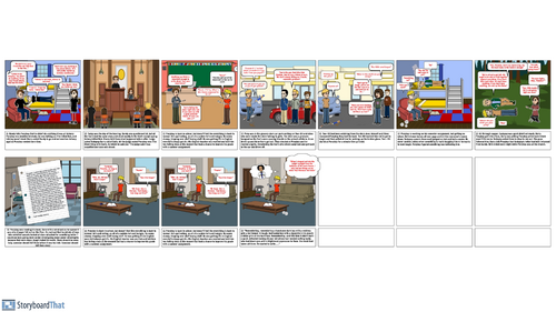 Storyboard - The Outsiders S.E Hinton Chapters 11 - 12 | Teaching Resources
