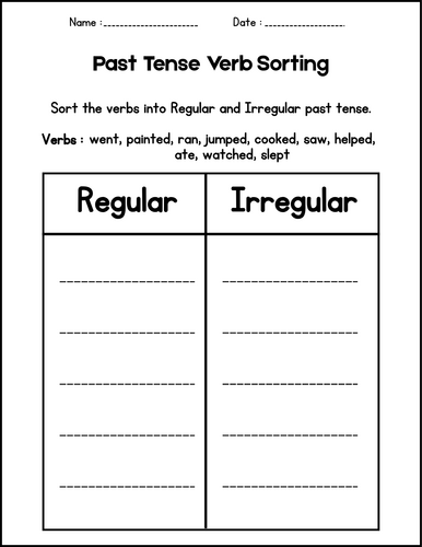 Verb Tense Worksheets - Grammar Verb Tense Practice Activities 1st 2nd ...