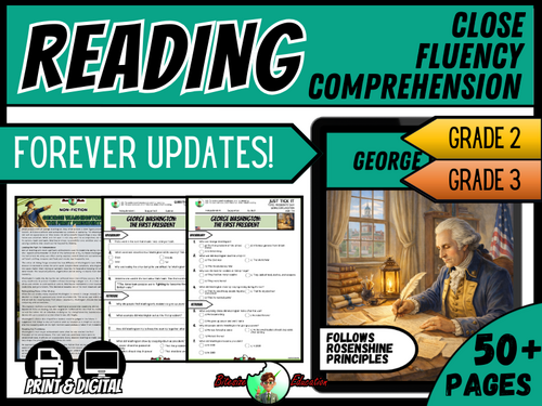 George Washington: The First President | Reading Comprehension | Year 3 ...