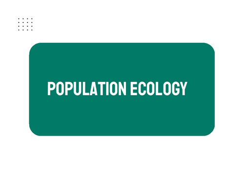 AP Biology Unit 8: Population Ecology | Teaching Resources