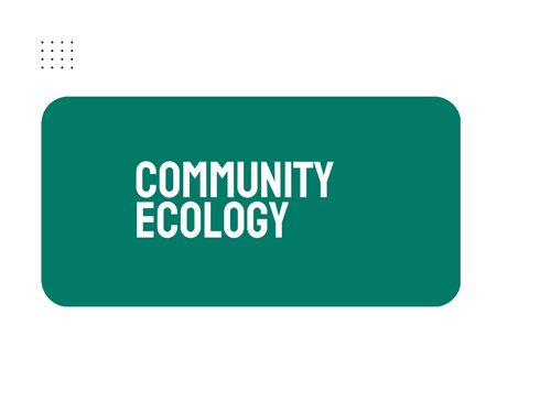 AP Biology Unit 8: Community Ecology | Teaching Resources