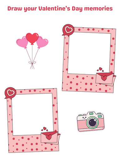 Valentine’s Day Memories | Draw & Write Activity for Kids | Teaching ...