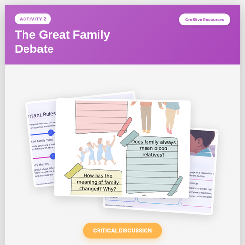 Understanding Family Diversity | Inclusion & Belonging | Teaching Resources
