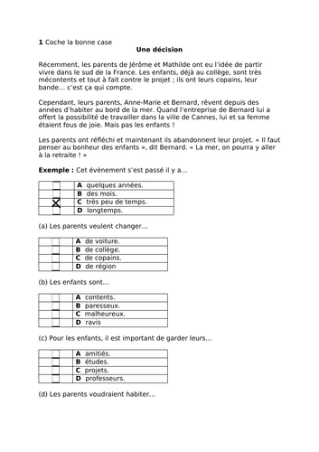 iGCSE French - Module 1: Qui suis-je? | Teaching Resources