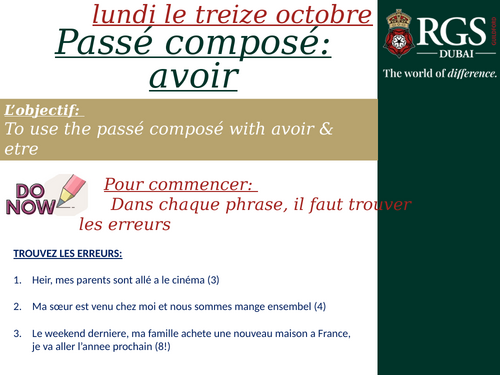 iGCSE French - Module 1: Qui suis-je? | Teaching Resources