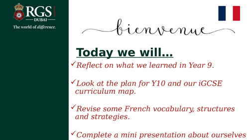 iGCSE French - Module 1: Qui suis-je? | Teaching Resources