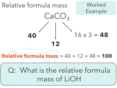 NEW WJEC (2026) GCSE Science - Relative masses & moles | Teaching Resources