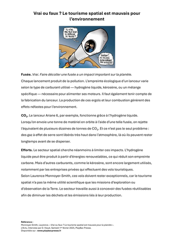 IB French Ab Initio Reading Text | Exam Practice | Partage de la ...