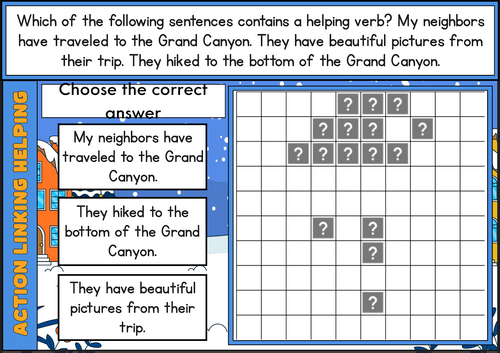 Winter Action Linking Helping Mystery Pictures Set 2 Review | Teaching ...