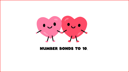 Valentine's Number Bonds to 10 Hearts | Teaching Resources