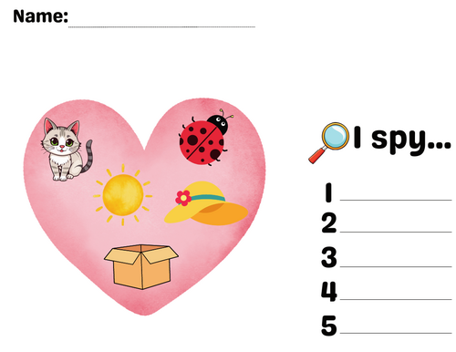Valentine’s Day I Spy CVC Words | Early Phonics Fun | Teaching Resources