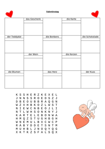 Valentinstag / Valentine's Day - German | Teaching Resources