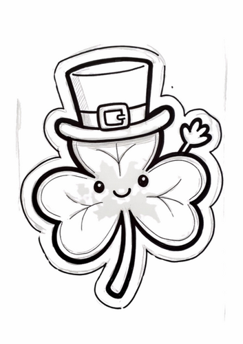 Cute Shamrock Coloring Pages for Kids St Patricks Day No Prep Printable ...