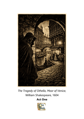 Othello Act 1 – Complete Crit Think Teacher Pack (GCSE) | Teaching ...